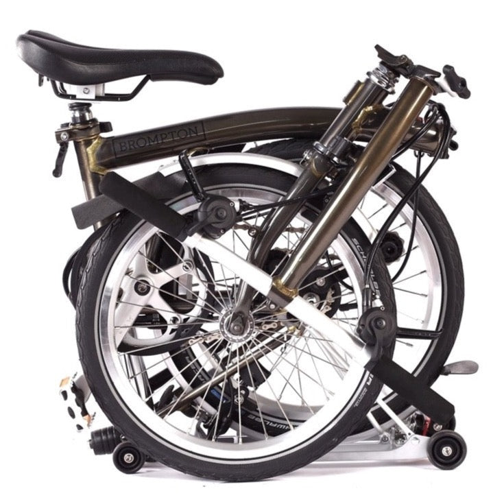 Brompton C Line Explore | Low Rise | With Rear Rack - Black Lacquer ...