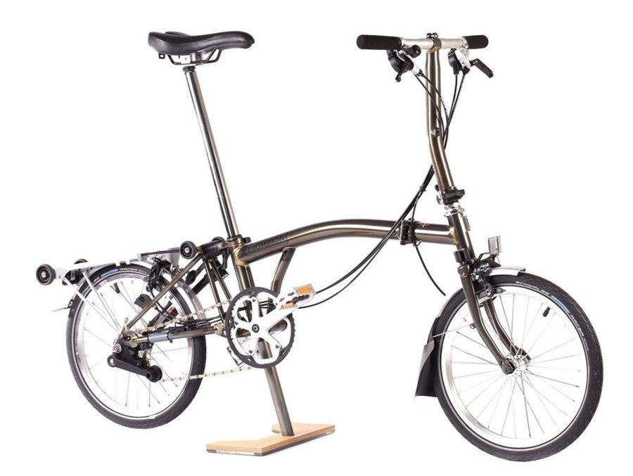 Brompton C Line Explore | Low Rise | With Rear Rack - Black Lacquer ...