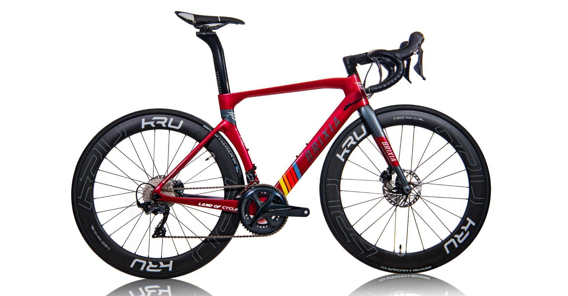 Brixia Alata Carbon Road Disc Frameset - Metallic Red – SpinWarriors